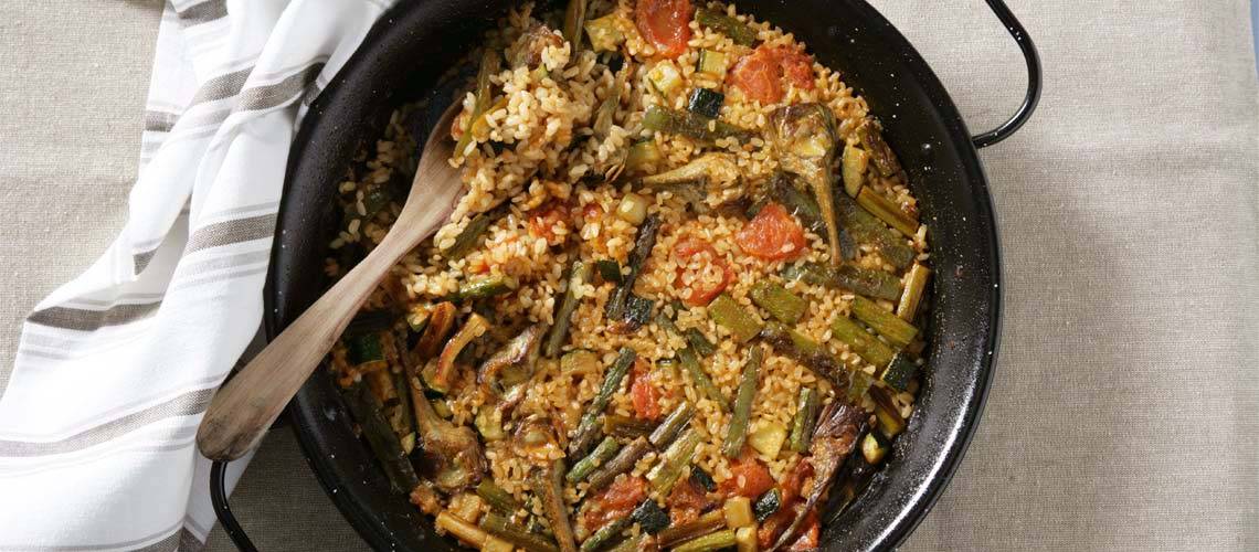Deliciosa Receta de Paella de Verduras para Disfrutar en Familia
